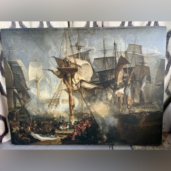 Wall Decor | The Battle Of Trafalgarthe Mizen Starboard Shrouds Of The ...